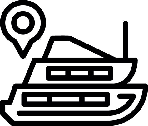 Cruise Ship Line Icon 39491501 Vector Art At Vecteezy