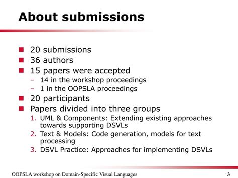 Ppt Oopsla Workshop On Domain Specific Visual Languages Powerpoint Presentation Id4050187
