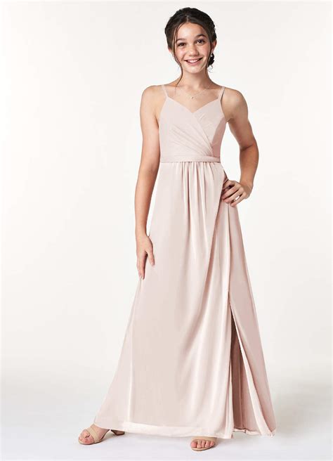 Vintage Rose Azazie Luxy JBD Junior Bridesmaid Dresses Azazie