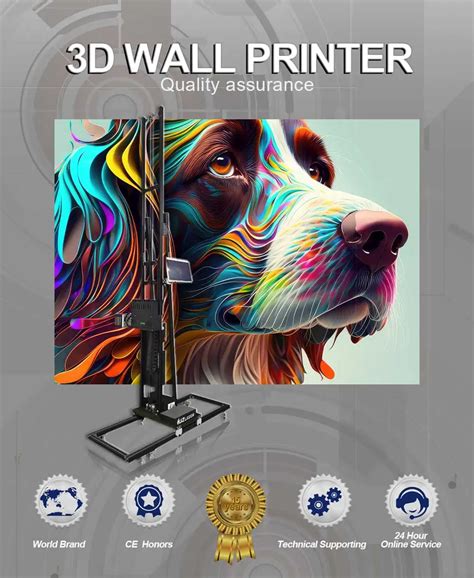 Wall Printing Robot For Printing Pictures On Wood Glass Metal Surface