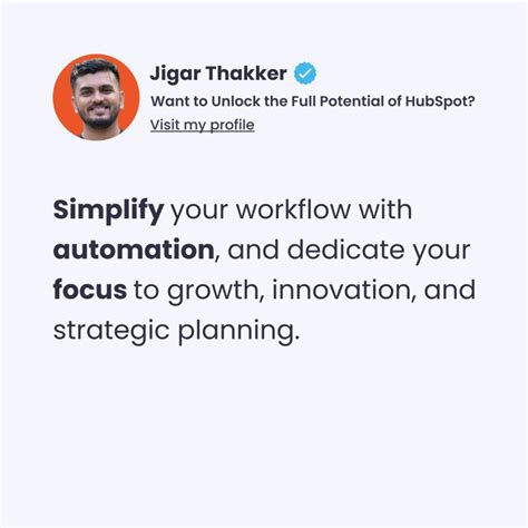 Jigar Thakker On Linkedin Hubspot Automation Sales 36 Comments