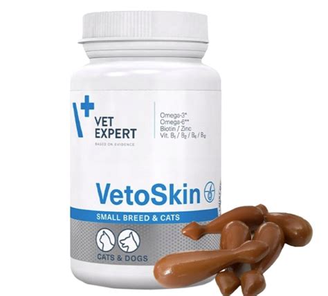 Suplement Dla Psów Małych Ras I Kotów Na Sierść Vet Expert Vetoskin 60 Kaps Vetexpert Sklep