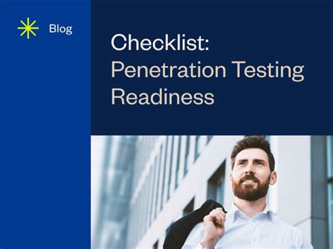 A Comprehensive Checklist For Penetration Testing Readiness