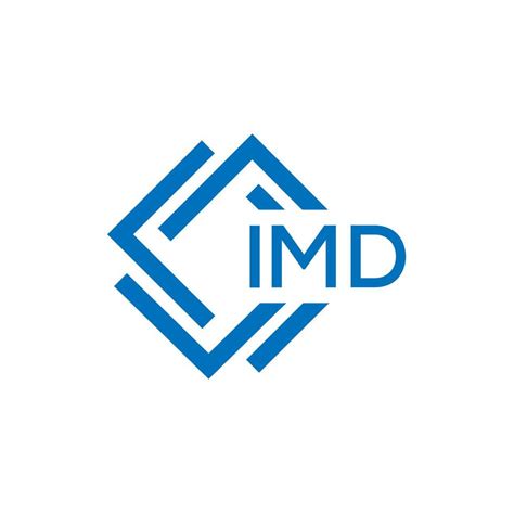 IMD Letter Logo Design On White Background IMD Creative Circle Letter