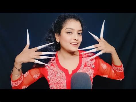 ASMR Tingly Long Nail Tapping Scratching Sounds For Sleep