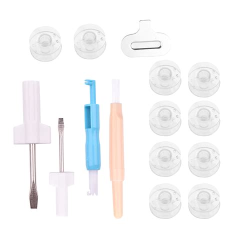Frcolor 15pcs In 1 Set Household Sewing Machine Tool Kit Empty Spools Thread Wire Core Coil