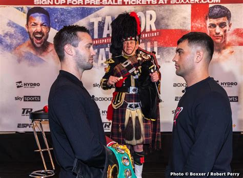 Josh Taylor Vs Jack Catterall Press Quotes And Photos Boxing News 24