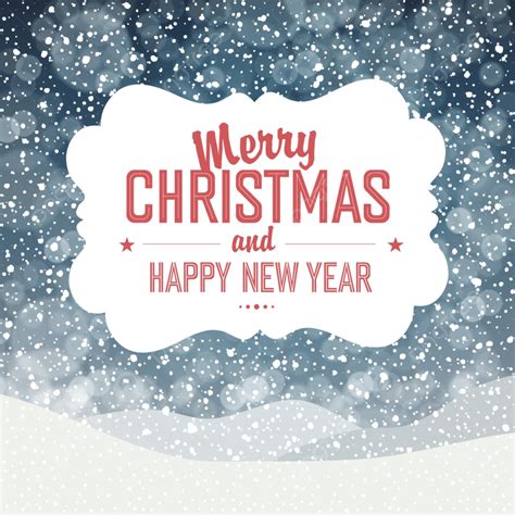 Falling Snow Christmas Winter Vector Banner Template Download On Pngtree