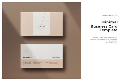 Minimal Business Card Vol7 By Template Mind On Creativemarket