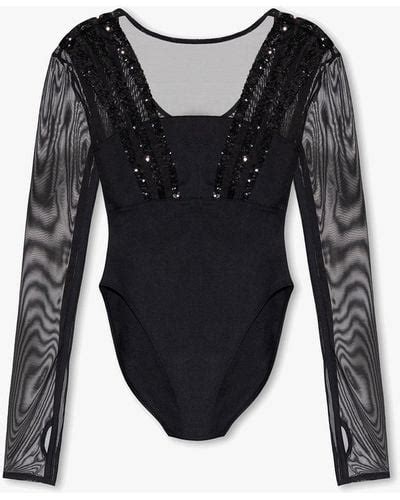Black And Blue Lingerie For Women Lyst