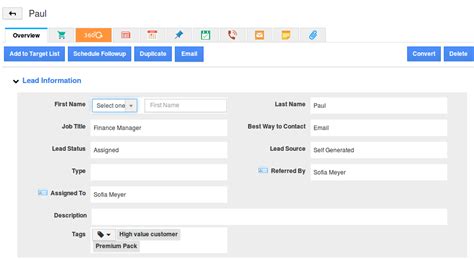 How Do I Edit Lead Information