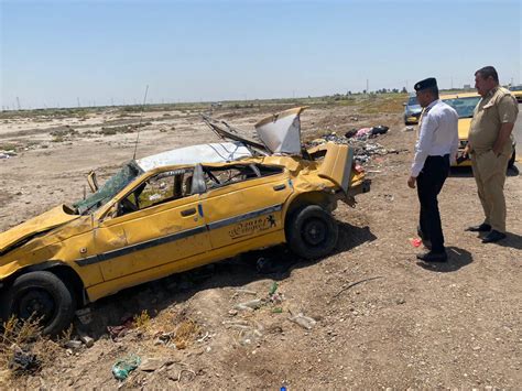 مصرع شخصين وإصابة آخرين بحادث سير جنوبي العراق صور شفق نيوز