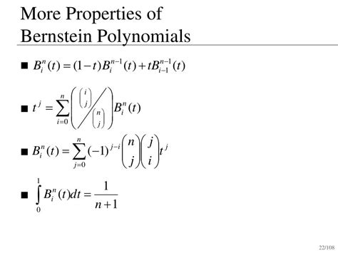 Ppt The Bernstein Basis And Bezier Curves Powerpoint Presentation