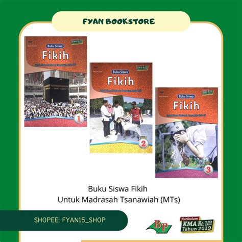 Jual Fyan Book Store Buku Siswa Fikih Madrasah Tsanawiah Kelas 7 Buku