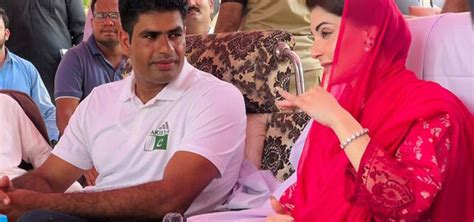 Chief Minister Punjab Maryam Nawaz Sharif Visits Arshad Nadeem In His