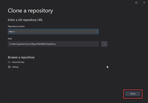 01 VS Clone DevOps Repo SANDRO PEREIRA BIZTALK BLOG