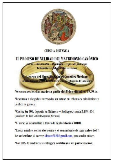 El Proceso De Nulidad Del Matrimonio Canónico
