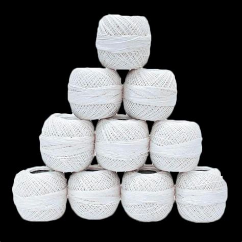 White Crochet Cotton Threads At Rs 499 00 Crochet Cotton Thread Id