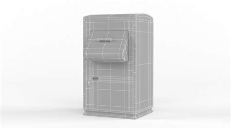 Free Clothes Recycling Bin Model Turbosquid 2400384