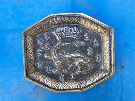 ANCIEN VIDE POCHE Ou Cendrier CFP En Bronze EUR 24 00 PicClick FR