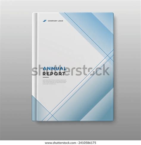 연간 보고서 비즈니스 표지 템플릿 벡터 스톡 벡터로열티 프리 2410586175 Shutterstock