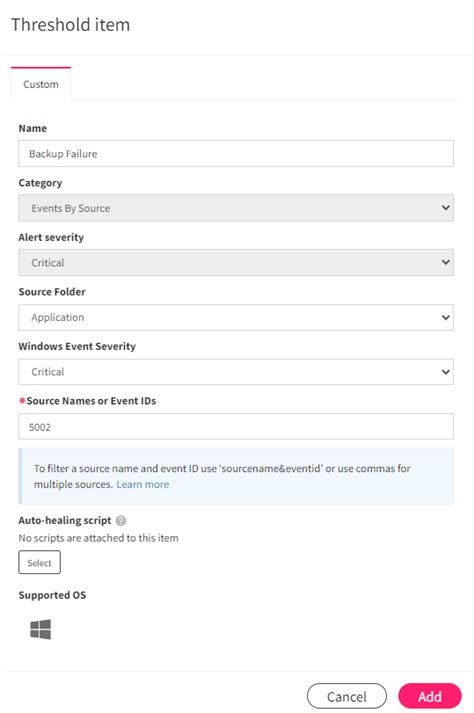 Monitoring Windows Server Backup And Intel Onboard Raid Controller Atera S IT Community