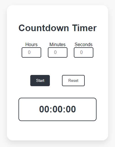Github Eleoxdacountdowntimerts An Intuitive And User Friendly Countdown Timer That