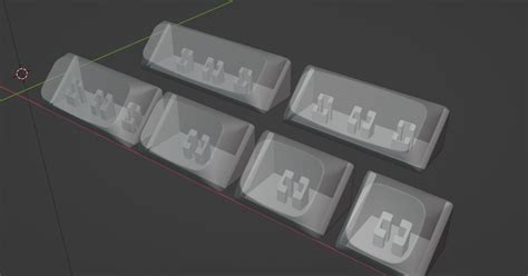Pre Supported Blank DSA Keycaps By Secv Download Free STL Model Printables Com