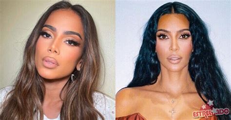Anitta aparece em clique publicado por Kim Kardashian e web vai à loucura Estrelando