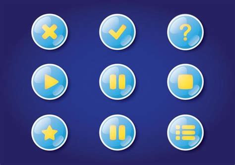 Ui Buttons Vector Art Icons And Graphics For Free Download