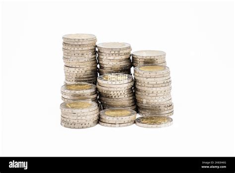 A Stack Of Coins In Ascending Order Business And Financial Growth And