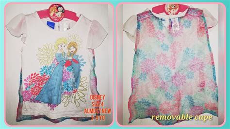 Disney Princes Frozen Elsa And Ana Character Blouse With Cape Babies