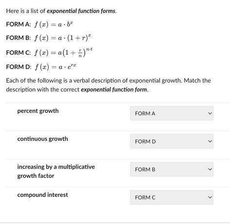 Solved FORM A F X Abx FORM B F X A 1 R X FORM C Chegg