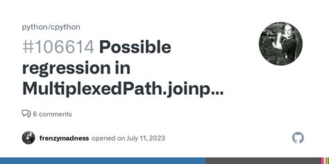 Possible Regression In Multiplexedpathjoinpath In 312 · Issue 106614
