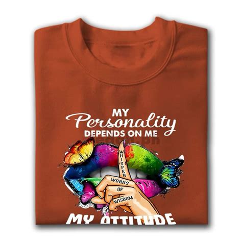 My Personality Depends On Me Aesthetic Minimalist T Shirt Statement