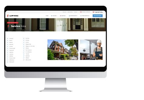 Custom Website Design For Llpp Hvac Gilmedia