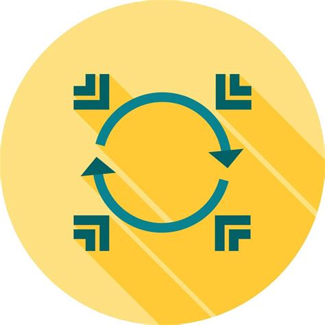 Data Synchronization Flat Long Shadow Icon 11267241 Vector Art At Vecteezy