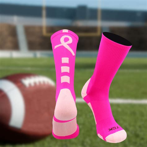 Where To Buy Breast Cancer Awareness Socks Pink Football Socks