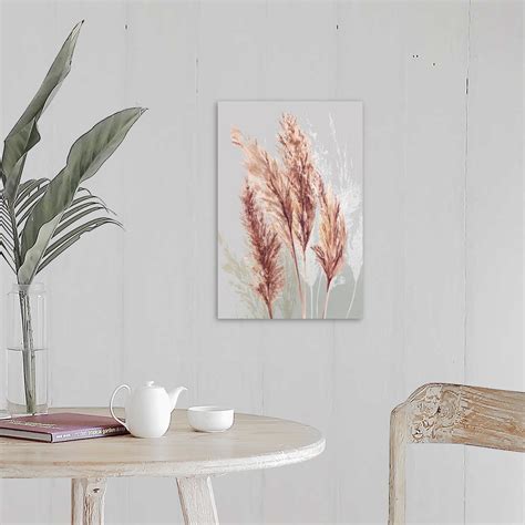 Blushing Pomp Grass Ii Wall Art Canvas Prints Framed Prints Wall
