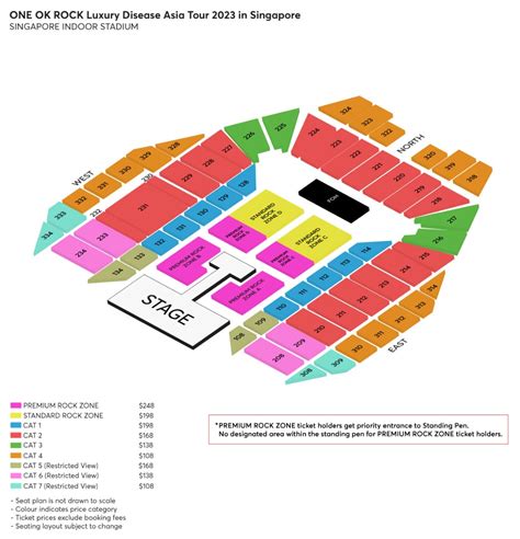 One Ok Rock Luxury Disease Tour 18 Dec 2023 3x Cat 3 Tickets Tickets