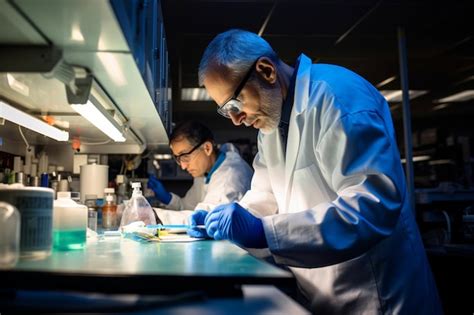 Premium Photo Team Of Biologist Working In Fertility Clinic Lab
