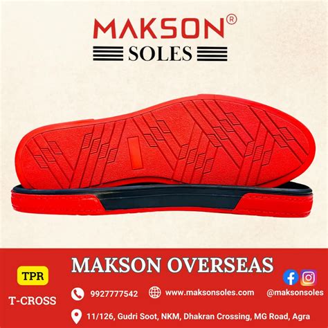 T Cross Tpr Sole At ₹ 99pair Chhipitola Agra Id 2854694555930