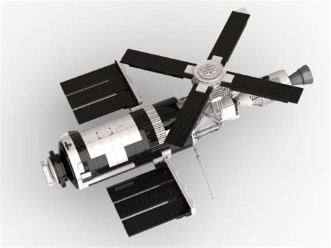 Lego Moc 175 Scale Skylab Orbital Workshop As Designed Version By