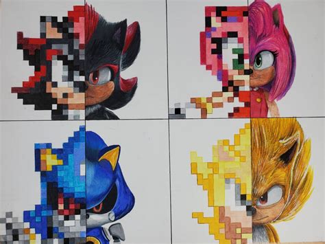 Sonic Movie Vs Pixelsonic The Hedgehog Movie3 By Jayuice On Deviantart