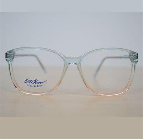 Awesome 80s Glasses Frames Fade Blue Beige Eyewear By Elevations 16