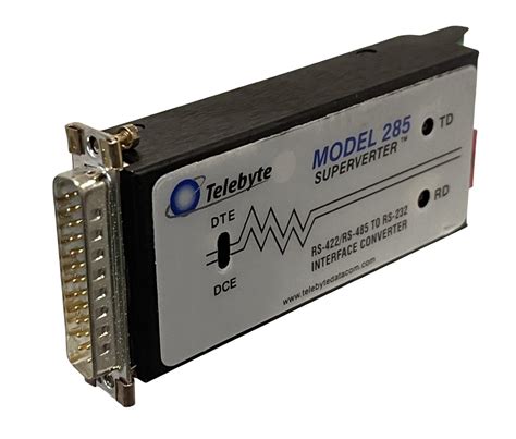 Telebyte 285 Interface Converter Rs 422rs 485 To Rs 232 Model 285