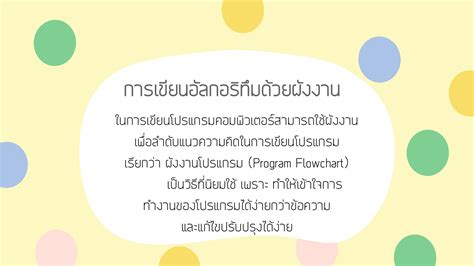 การเขียนอัลกอริทึมด้วยผังงาน Wasin Seehadetch หน้าหนังสือ 3 พลิก