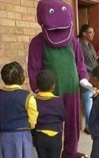 Blursed Barney R Blursedimages