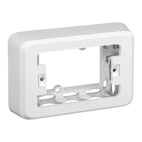 Shallow Mounting Block Clipsal Iconic 1 Gang 32mm Agm Electrical Supplies