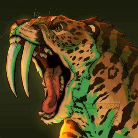 Smilodon By Redpandaanimations On Deviantart
